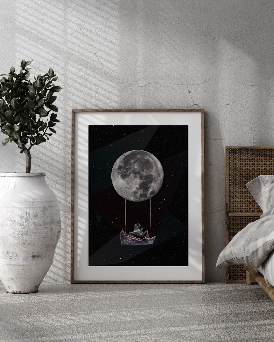 Love and Dream | Surreal Collage Art Print - Atlas Unreal Collage