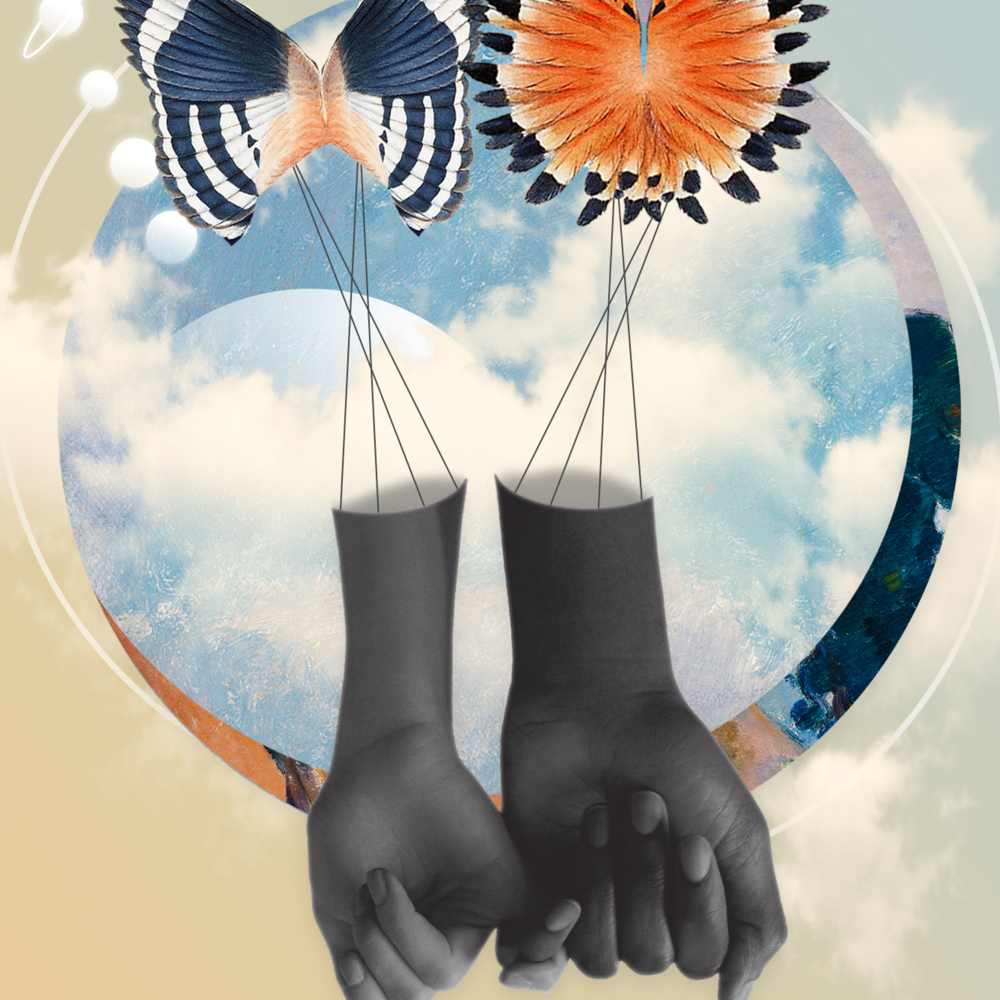 Pinky Promise | Surreal Collage Art Print - Atlas Unreal Collage